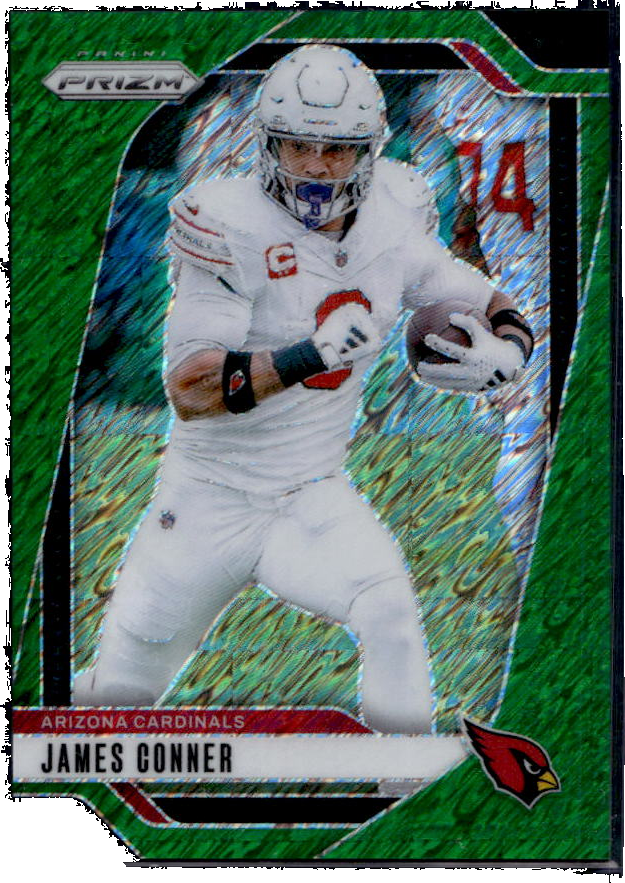 James Conner 2024 Prizm #2 Green Shimmer /5 Price Guide - Sports Card ...