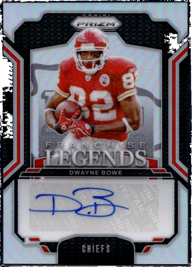 Dwayne Bowe 2024 Prizm #FL-DBE Franchise Legends /149 Price Guide ...
