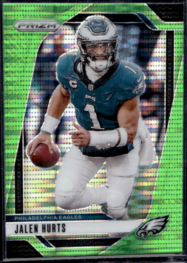Jalen Hurts 2024 Prizm #231 Neon Green Pulsar Price Guide - Sports Card ...