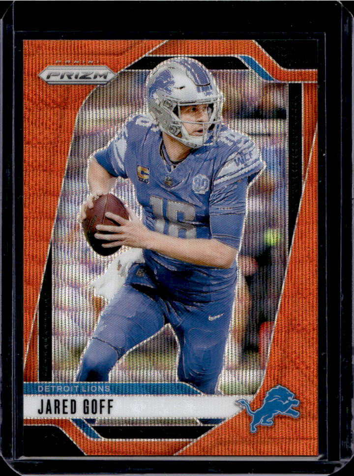 Jared Goff 2024 Prizm #92 Orange Wave /60 Price Guide - Sports Card ...