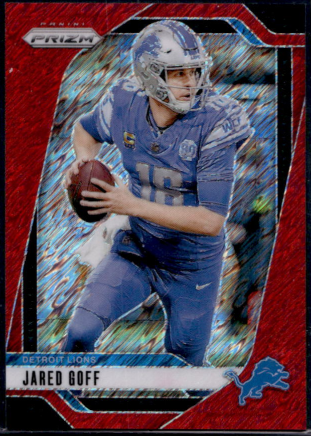 Jared Goff 2024 Prizm #92 Red Shimmer /35 Price Guide - Sports Card ...