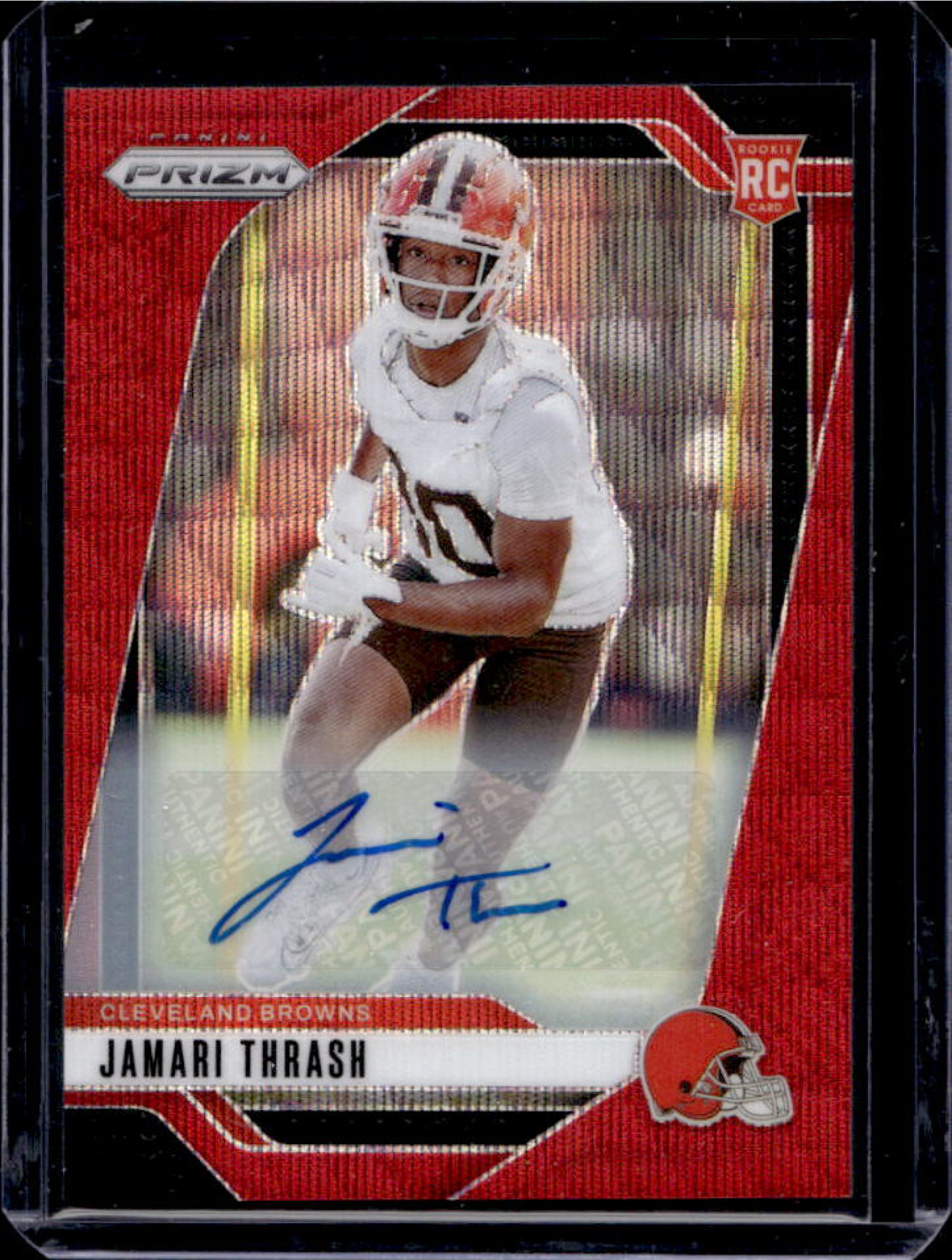 Jamari Thrash 2024 Prizm #340 Base Autographs - Red Wave /149 Price ...