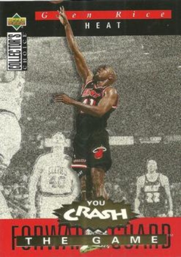 Glen Rice 1994 Collector's Choice #S10 You Crash the Game Scoring ...