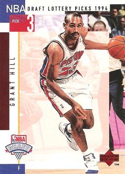 Grant Hill 1994 Upper Deck #D3 NBA Draft Lottery Picks 1994 Price Guide ...