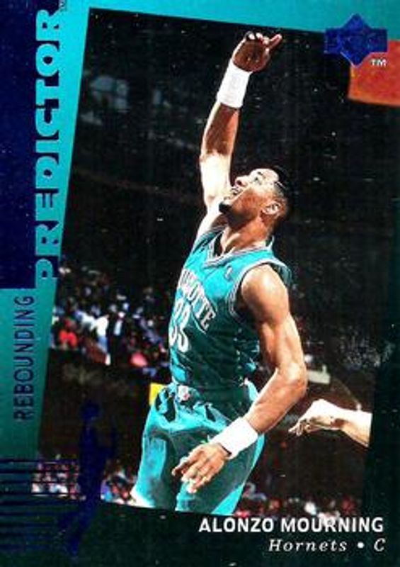 Alonzo Mourning 1994 Upper Deck #R28 Predictors: League Leaders Price ...