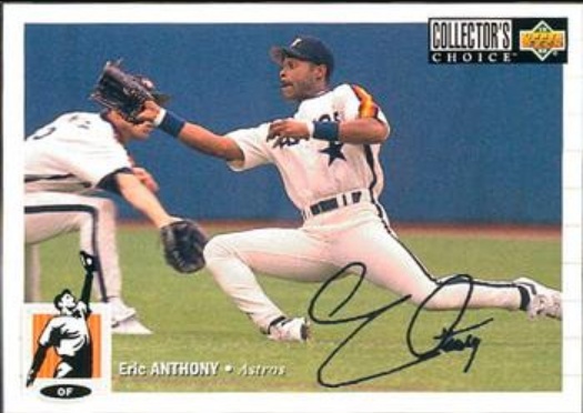 Eric Anthony 1994 Collector's Choice #38 Silver Signatures Price Guide ...