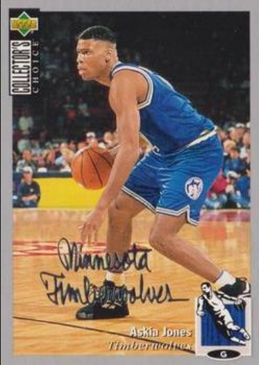 Askia Jones 1994 Collector's Choice #360 Silver Signatures Price Guide ...