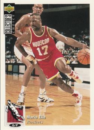 Mario Elie 1994 Collector's Choice #217 Base Price Guide - Sports Card ...