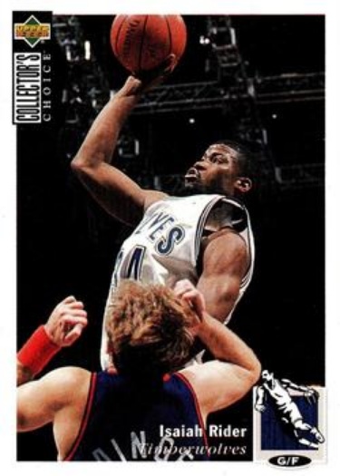 Isaiah Rider 1994 Collector's Choice #134 Base Price Guide - Sports ...