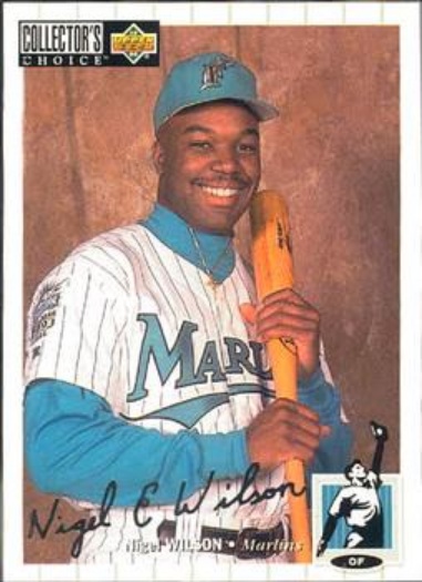 Nigel Wilson 1994 Collector's Choice #301 Silver Signatures Price Guide ...