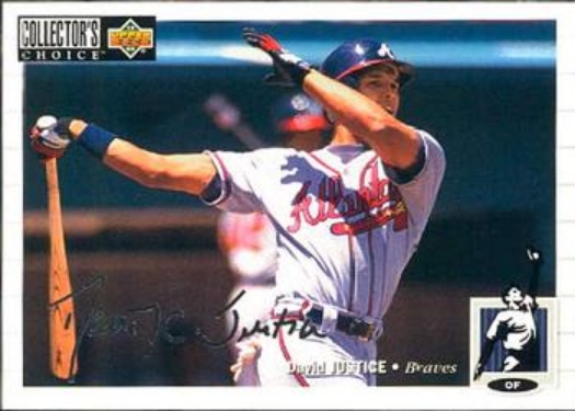 Dave Justice 1994 Collector's Choice #156 Silver Signatures Price Guide ...