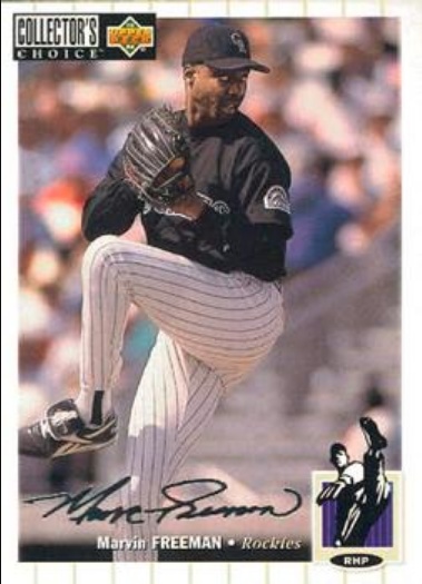 Marvin Freeman 1994 Collector's Choice #618 Silver Signatures Price ...
