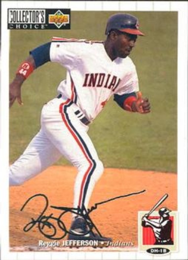 Reggie Jefferson 1994 Collector's Choice #149 Silver Signatures Price ...
