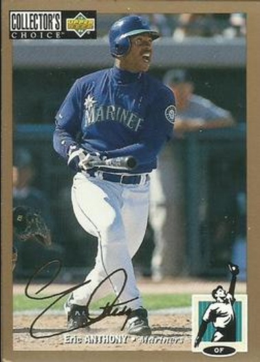Eric Anthony 1994 Collector's Choice #411 Gold Signatures Price Guide ...