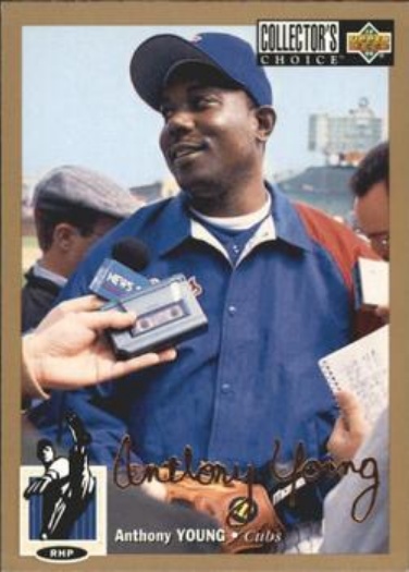 Anthony Young 1994 Collector's Choice #427 Gold Signatures Price Guide ...