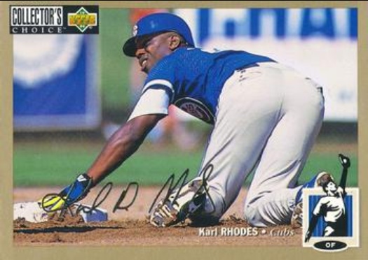 Karl Rhodes 1994 Collector's Choice #489 Gold Signatures Price Guide ...