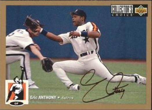 Eric Anthony 1994 Collector's Choice #38 Gold Signatures Price Guide ...