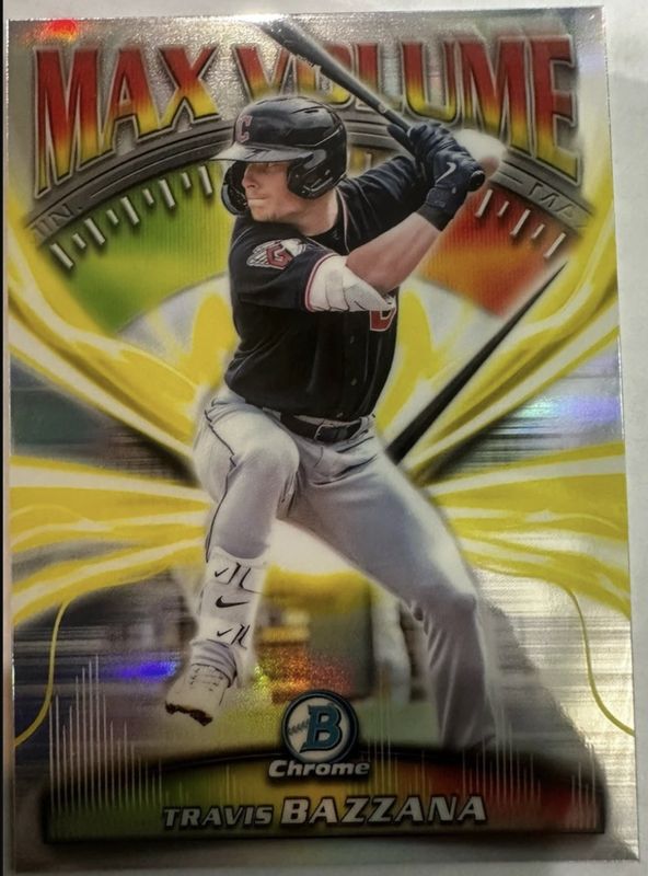 Travis Bazzana 2025 Bowman Chrome #MV-12 Max Volume Price Guide ...