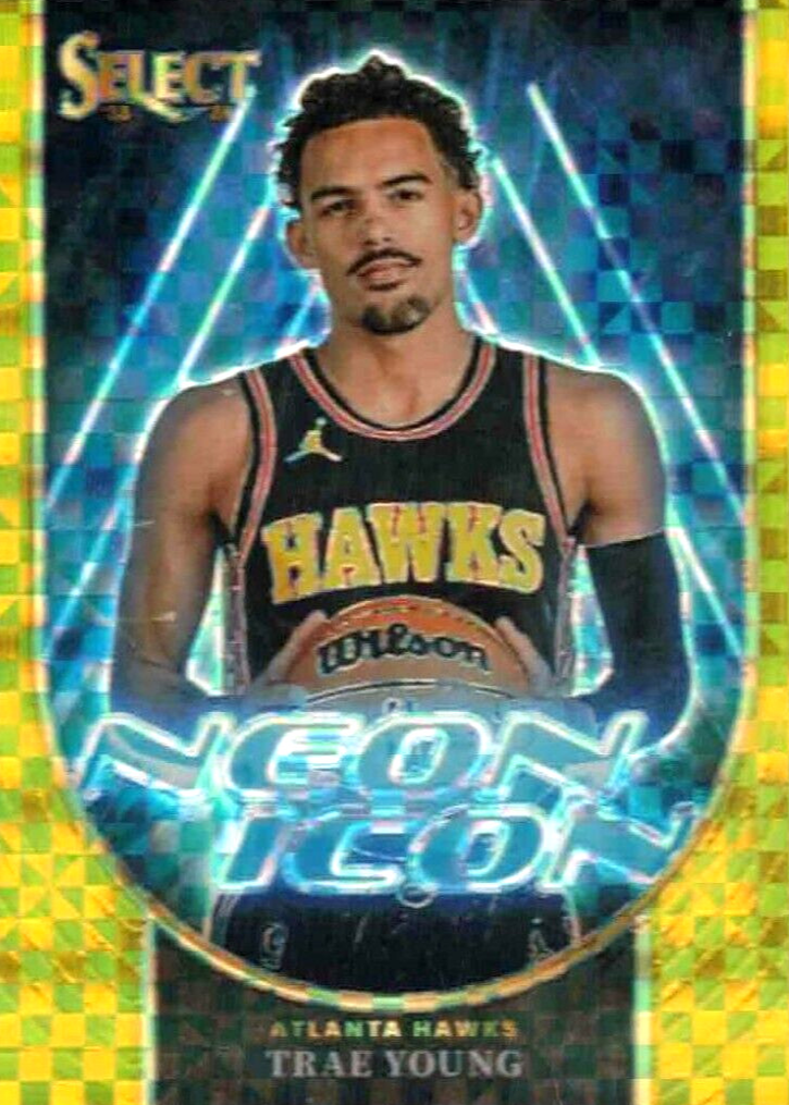 Trae Young 2023 Select #18 Neon Icon - Gold /10 Price Guide - Sports ...