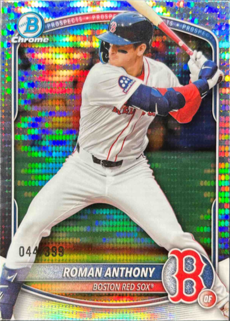 Roman Anthony 2025 Bowman Chrome #BCP-167 Chrome Prospects - Pulsar ...