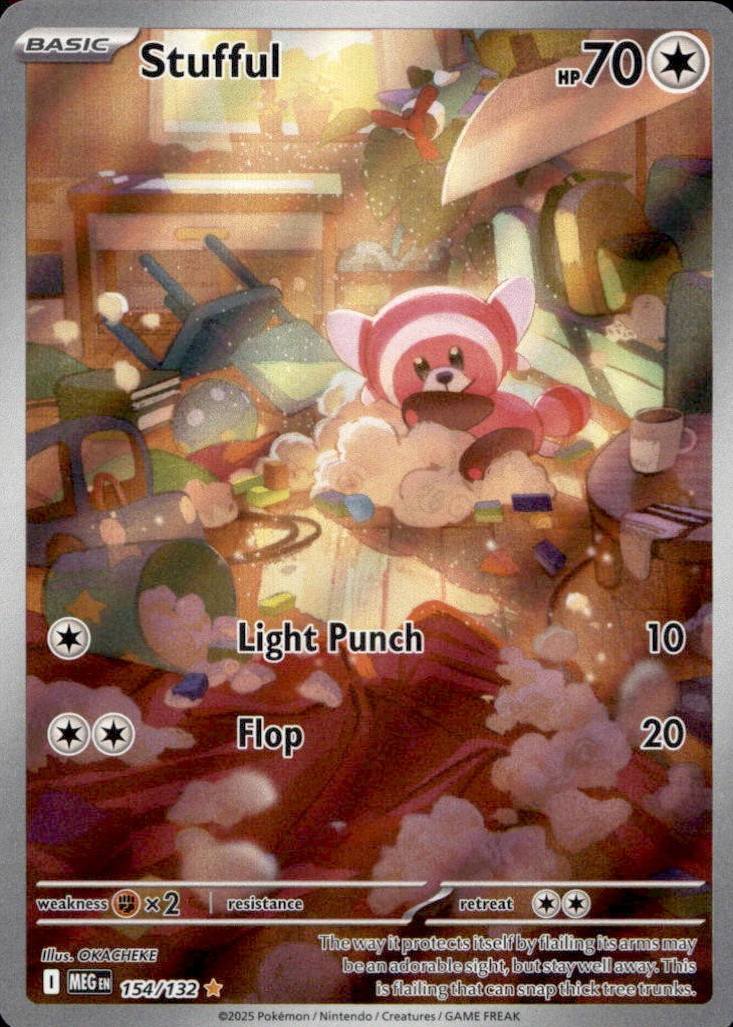 Stufful 2025 Mega Evolution #154/132 Illustration Rare Price Guide ...