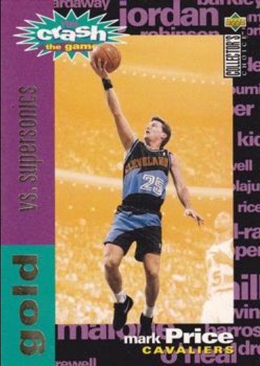 Mark Price 1995 Collector's Choice #C11c You Crash the Game Gold ...