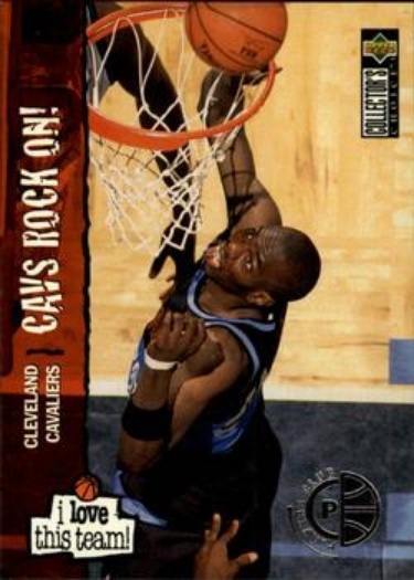 Tyrone Hill 1995 Collector's Choice #370 Player's Club Price Guide ...