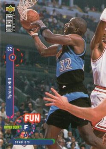Tyrone Hill 1995 Collector's Choice #170 Base Price Guide - Sports Card ...
