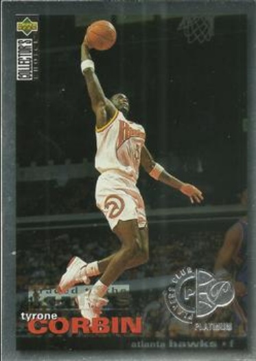 Tyrone Corbin 1995 Collector's Choice #35 Player's Club Platinum Price ...