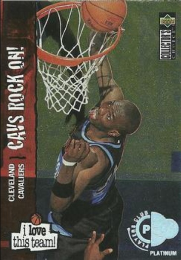 Tyrone Hill 1995 Collector's Choice #370 Player's Club Platinum Price ...