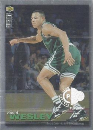 David Wesley 1995 Collector's Choice #261 Player's Club Platinum Price ...