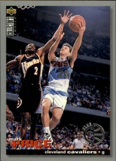 Mark Price 1995 Collector's Choice #125 Player's Club Price Guide ...