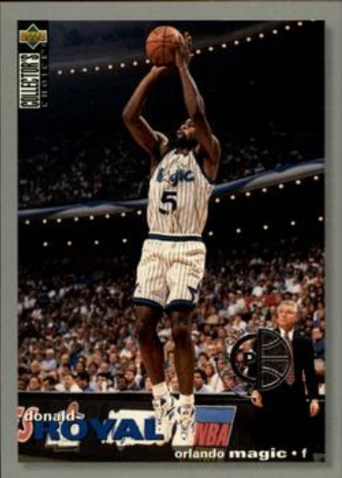 Donald Royal 1995 Collector's Choice #216 Player's Club Price Guide ...