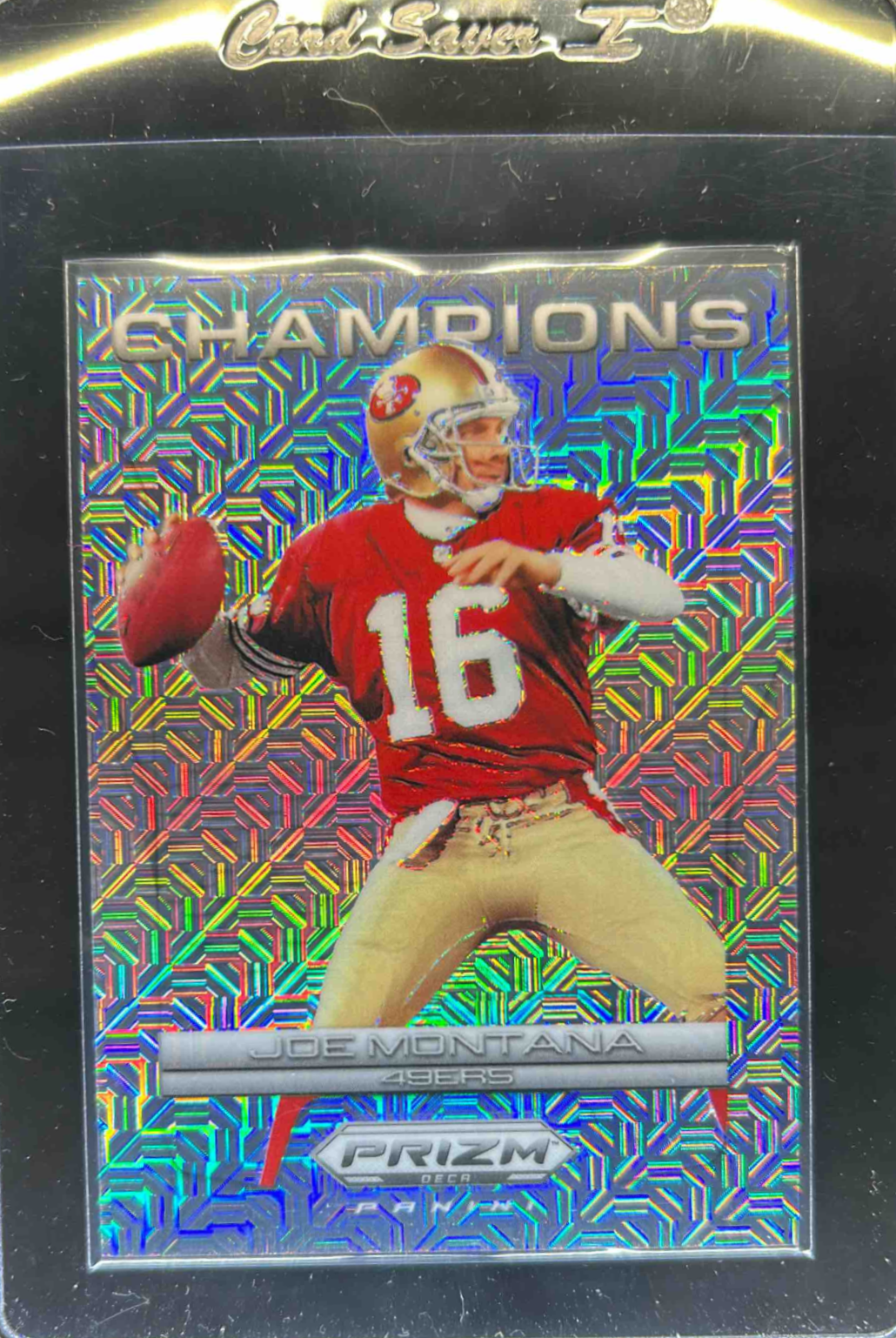 Joe Montana 2024 Prizm Deca #10 Champions - Mojo /30 Price Guide ...