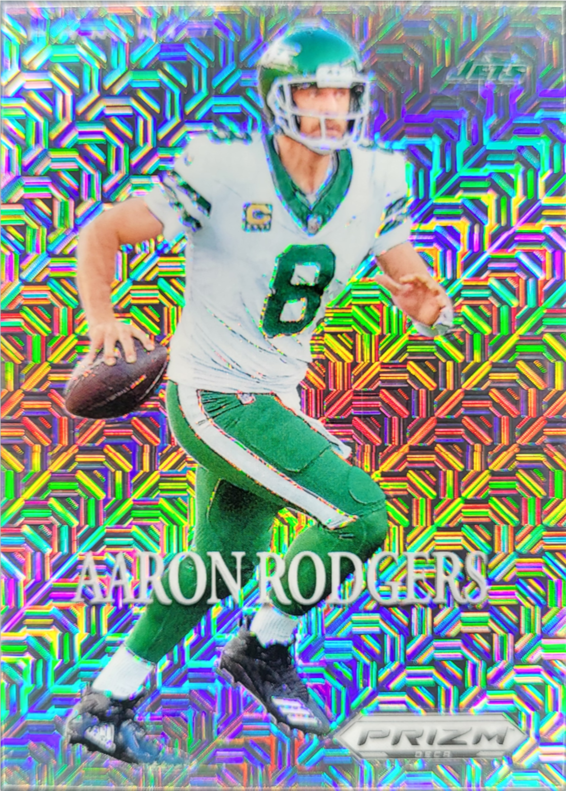 Aaron Rodgers 2024 Prizm Deca #8 Most Valuable Players - Mojo /30 Price ...