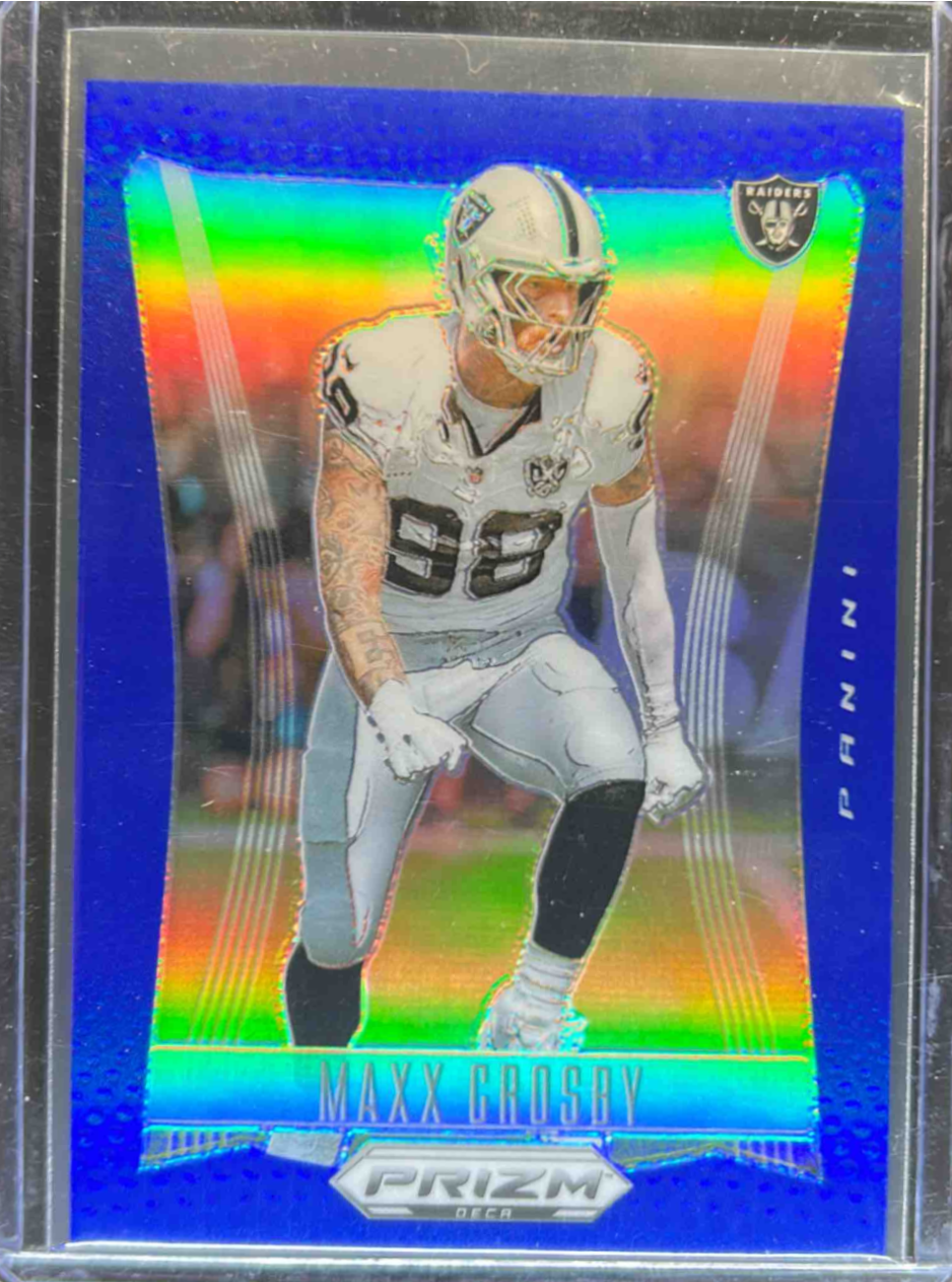 Maxx Crosby 2024 Prizm Deca #163 Blue /149 Price Guide - Sports Card ...