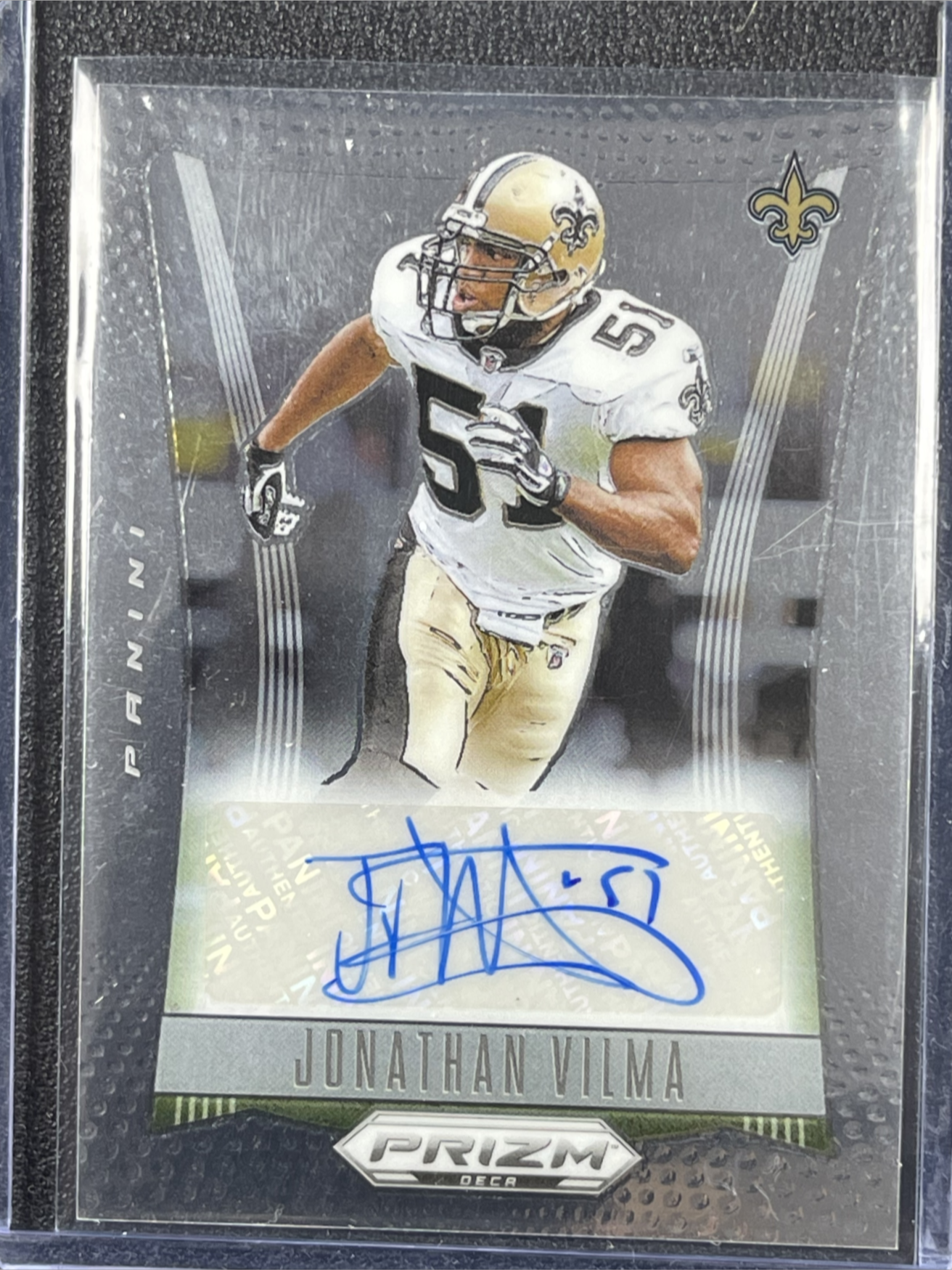Jonathan Vilma 2024 Prizm Deca #S-JVA Signatures Price Guide - Sports ...
