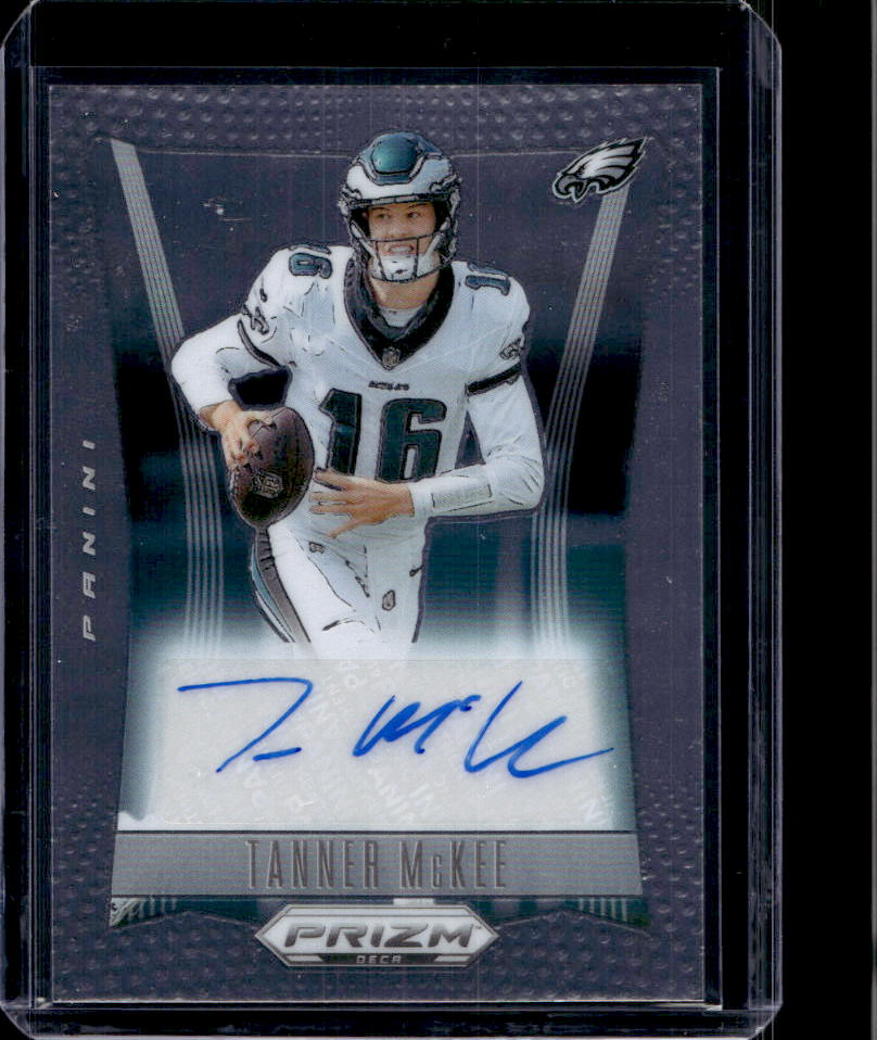Tanner McKee 2024 Prizm Deca #S-TME Signatures Price Guide - Sports ...