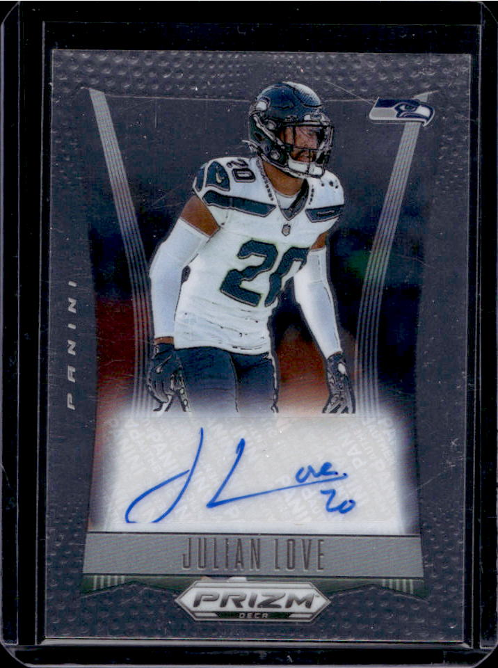 Julian Love 2024 Prizm Deca #S-JLE Signatures Price Guide - Sports Card ...