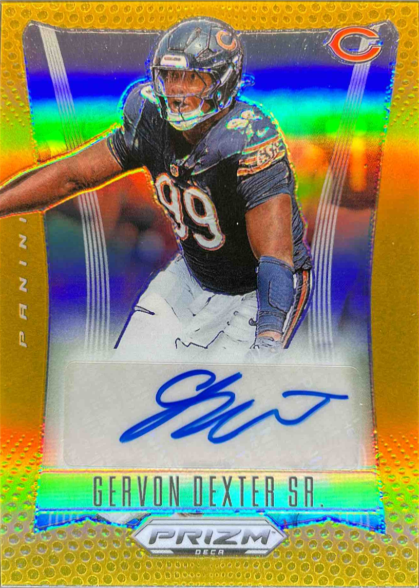Gervon Dexter Sr. 2024 Prizm Deca #S-GDS Signatures - Gold /10 Price ...