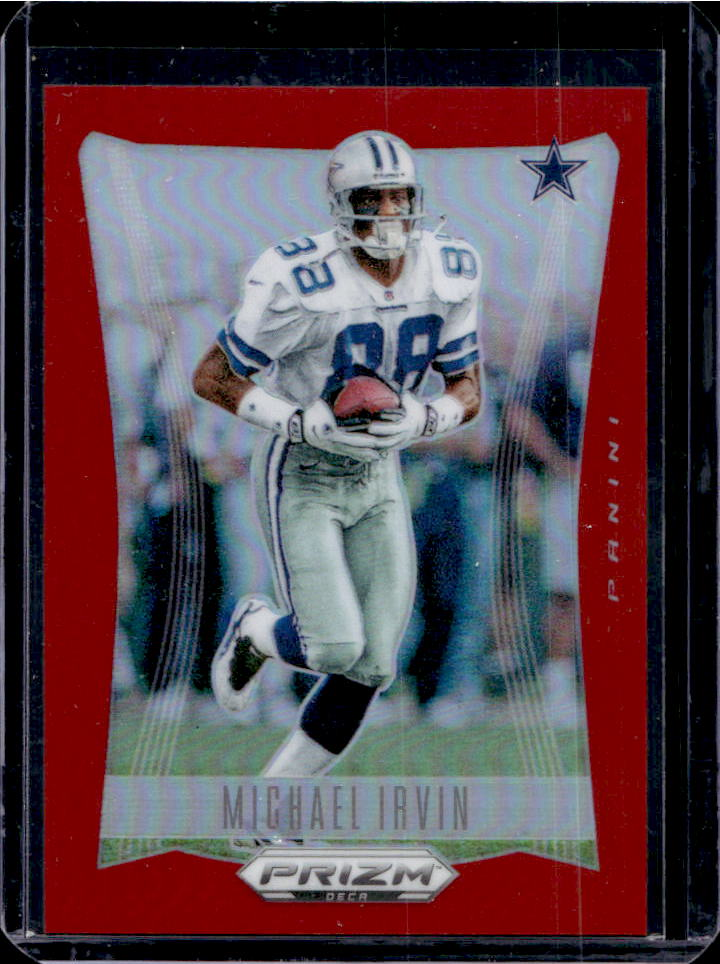 Michael Irvin 2024 Prizm Deca #85 Red /199 Price Guide - Sports Card ...