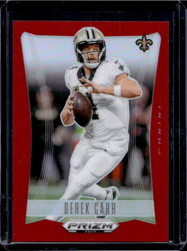 Derek Carr 2024 Prizm Deca #225 Red /199 Price Guide - Sports Card Investor
