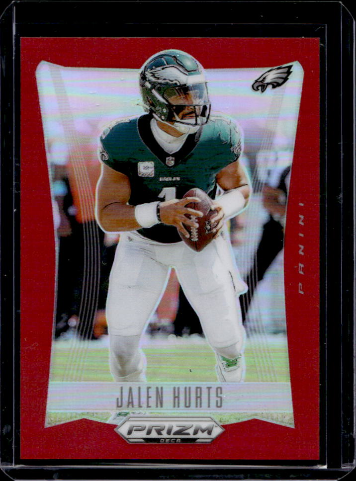 Jalen Hurts 2024 Prizm Deca #245 Red /199 Price Guide - Sports Card ...
