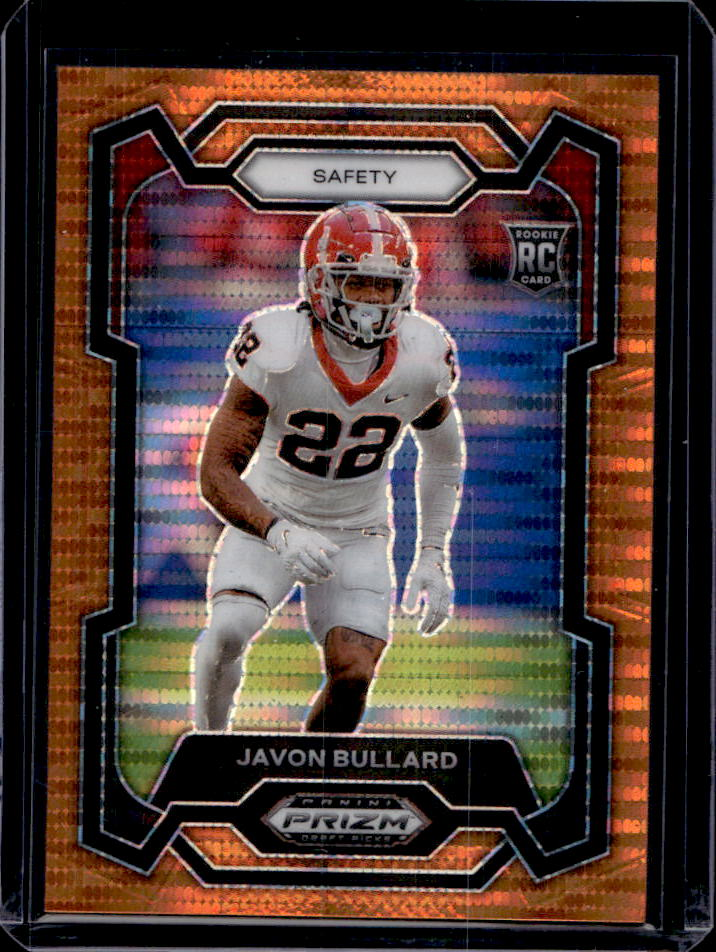 Javon Bullard 2024 Prizm Draft Picks #185 Orange Pulsar /49 Price Guide ...