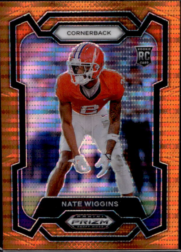 Nate Wiggins 2024 Prizm Draft Picks #115 Orange Pulsar /49 Price Guide ...