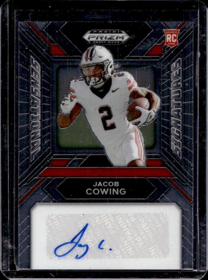 Jacob Cowing 2024 Prizm Draft Picks #SS-JCG Sensational Signatures ...