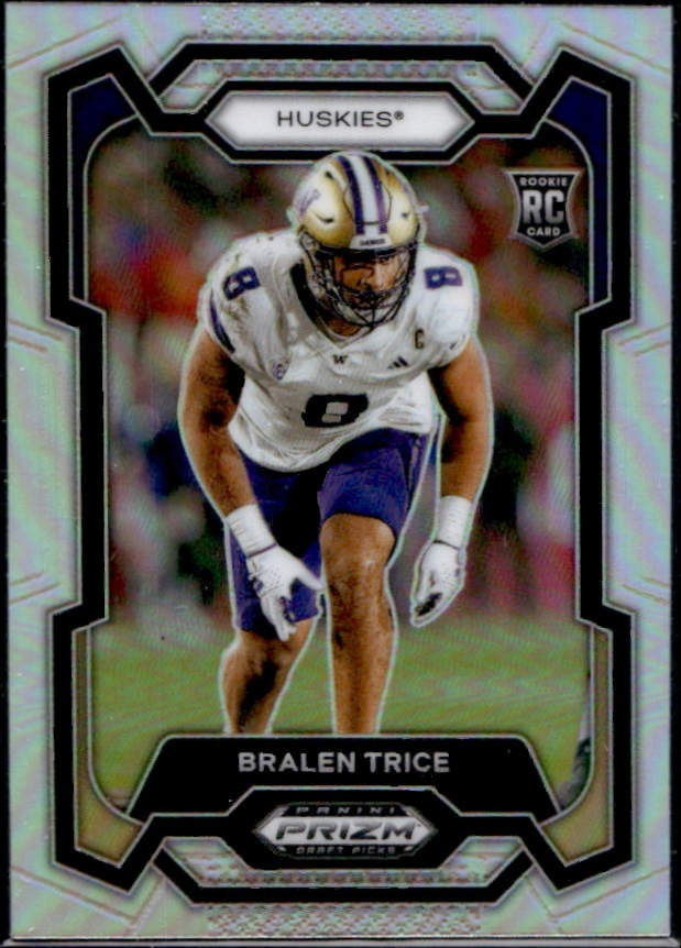 Bralen Trice 2024 Prizm Draft Picks #123 Silver Price Guide - Sports ...