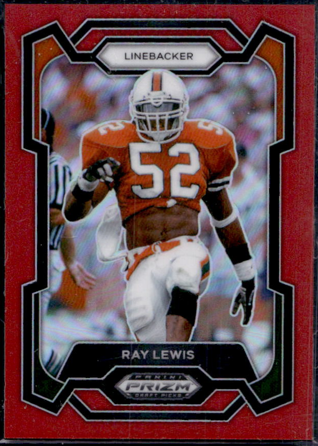 Ray Lewis 2024 Prizm Draft Picks #4 Red /299 Price Guide - Sports Card ...