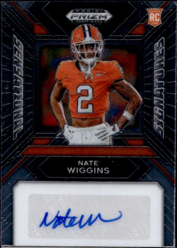 Nate Wiggins 2024 Prizm Draft Picks #SS-NWS Sensational Signatures ...