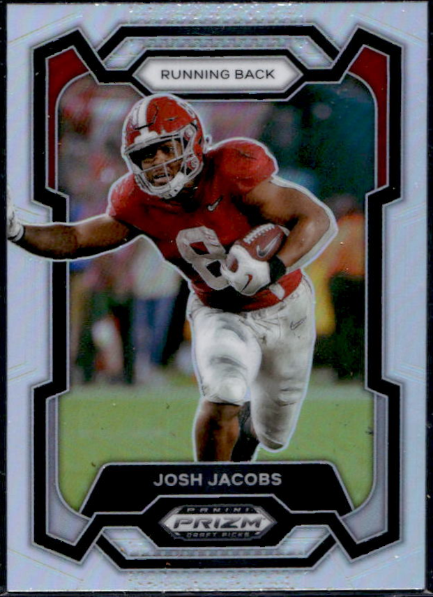 Josh Jacobs 2024 Prizm Draft Picks #67 Silver Price Guide - Sports Card ...
